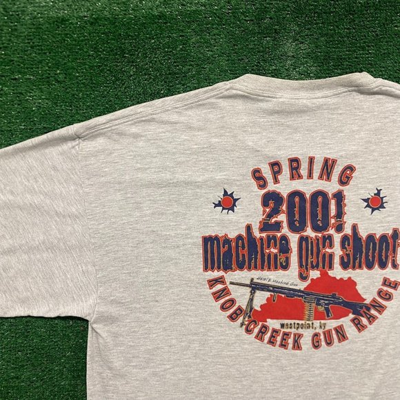 Jerzees | Shirts | Vintage Y2k Kentucky Machine Gun Shoot Baggy Firearm ...